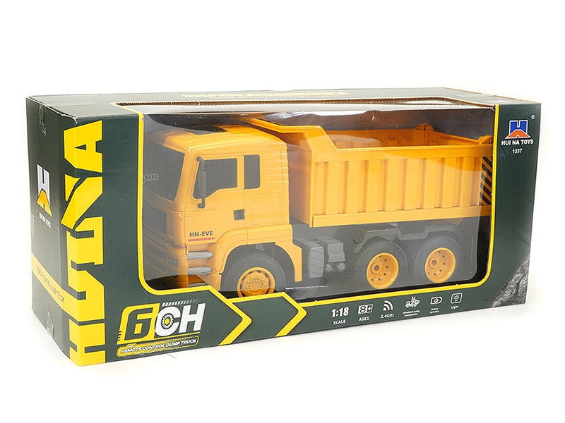 Køb Fjernstyret Dump Truck 6 kanaler - HuiNa cy1332 - Hubshop