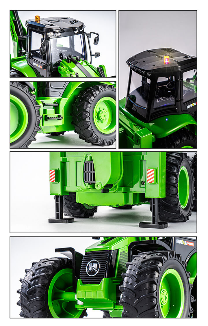 Køb Fjernstyret gravemaskine med 9 kanaler - Hos Hubshop.dk